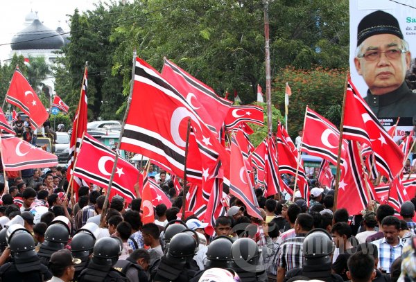 Pendukung Bendera Aceh, Foto 13 #504371 - TribunNews.com