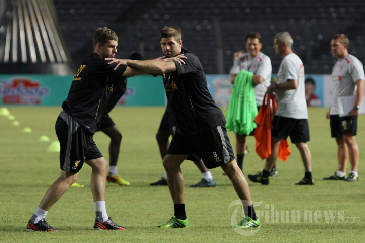 Latihan Tim Liverpool, Foto 4 #693461 - TribunNews.com