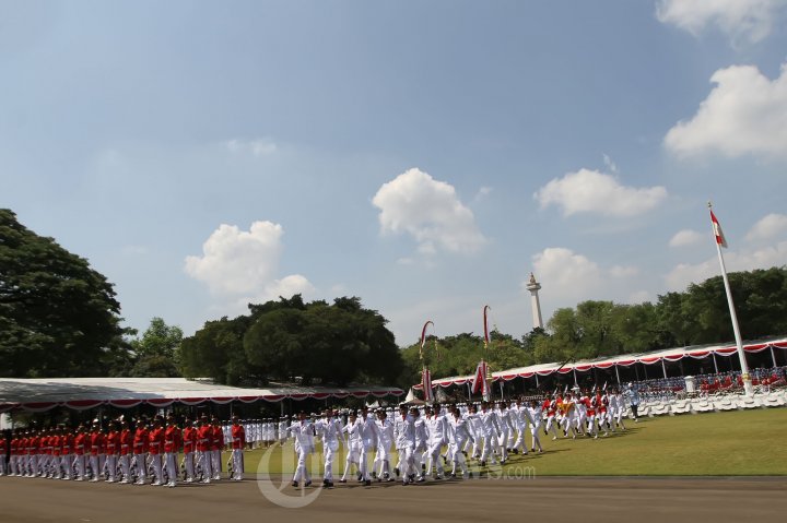 UPACARA HUT RI KE-68, Foto 5 #735932 - TribunNews.com