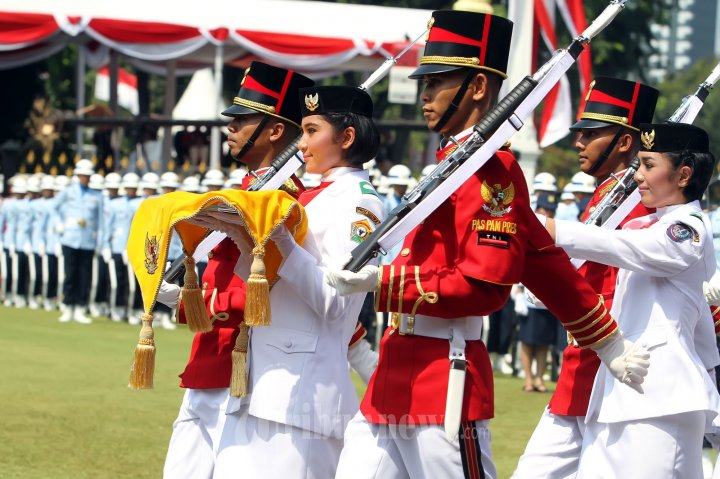 UPACARA HUT RI KE-68, Foto 9 #735972 - TribunNews.com