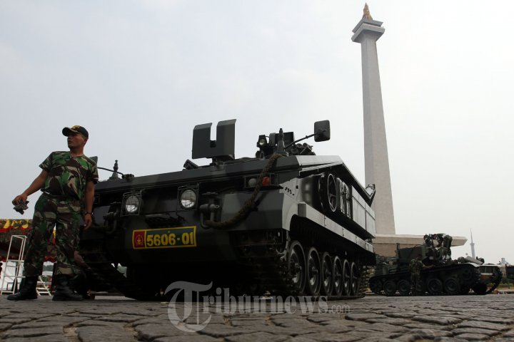 Persiapan Pameran Alat Tempur TNI AD, Foto 3 #816692 - TribunNews.com