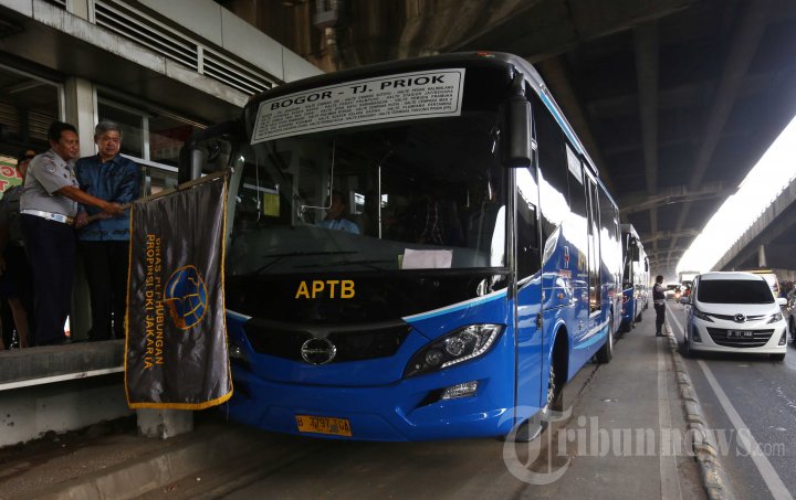 Peluncuran APTB Tanjung Priok-Bogor, Foto 1 #919102 - TribunNews.com