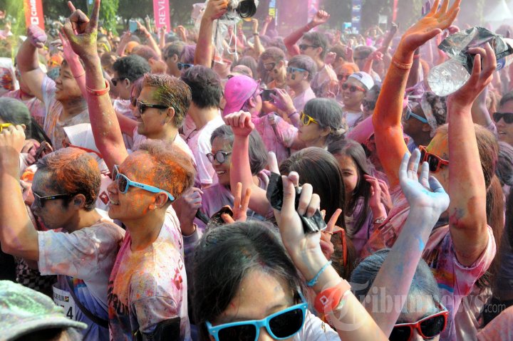 The Color Run 2014, Foto 1 #989132 - TribunNews.com