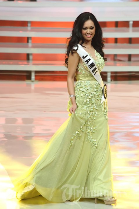 Fieka Soraya Puteri Indonesia 2014 Jambi, Foto 15 #995551 - TribunNews.com