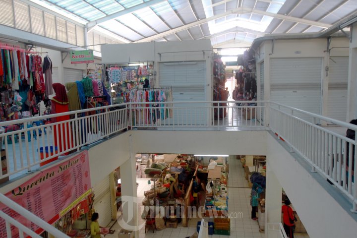 Pasar Pos Pengumben Sepi Pengunjung, Foto 2 #1180271 - TribunNews.com