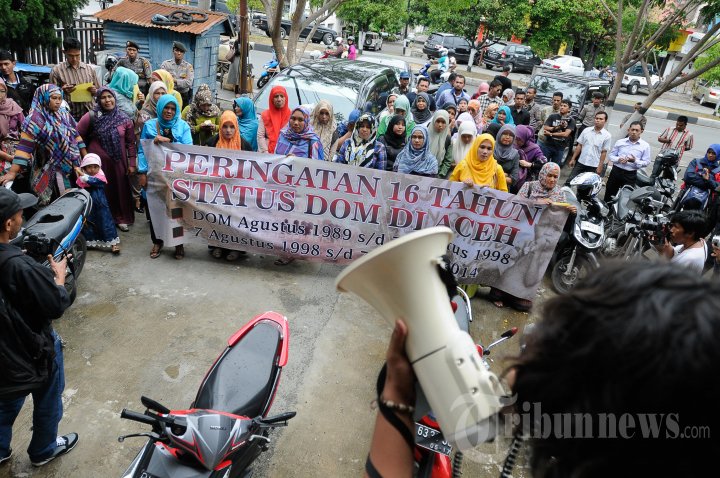 Peringatan 16 Tahun DOM Aceh, Foto 1 #1268671 - TribunNews.com