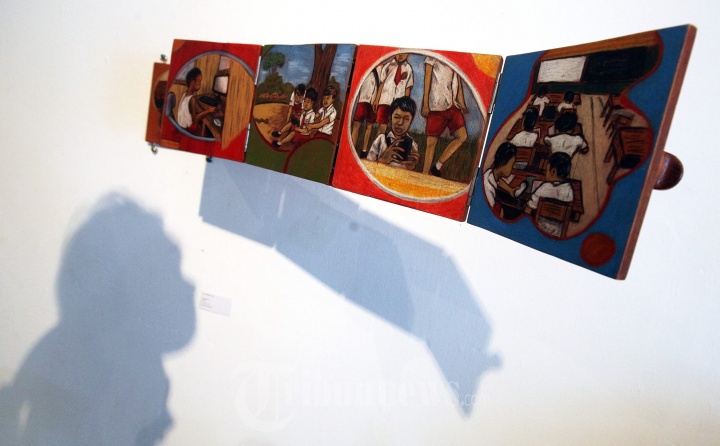 59 Seniman Buat Pameran Seni Rupa Mini, Foto 3 #1686675 - TribunNews.com