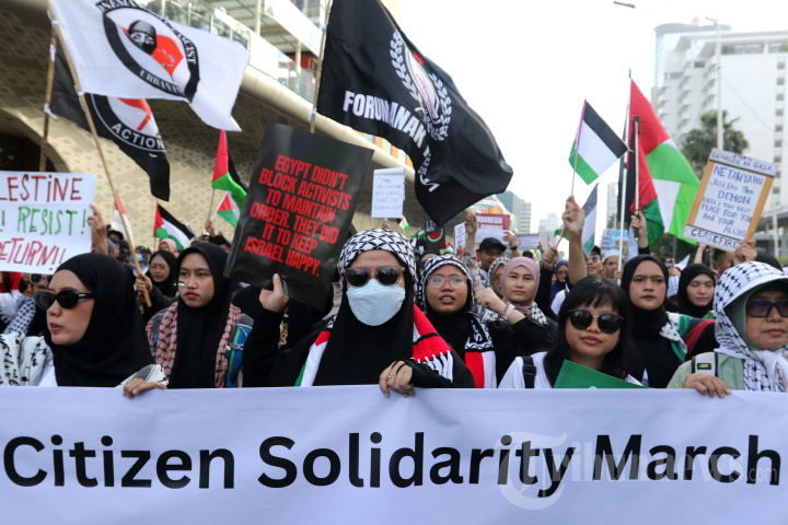 Aksi Solidaritas Gerakan Global March to Gaza, Foto 2 #2020929 ...