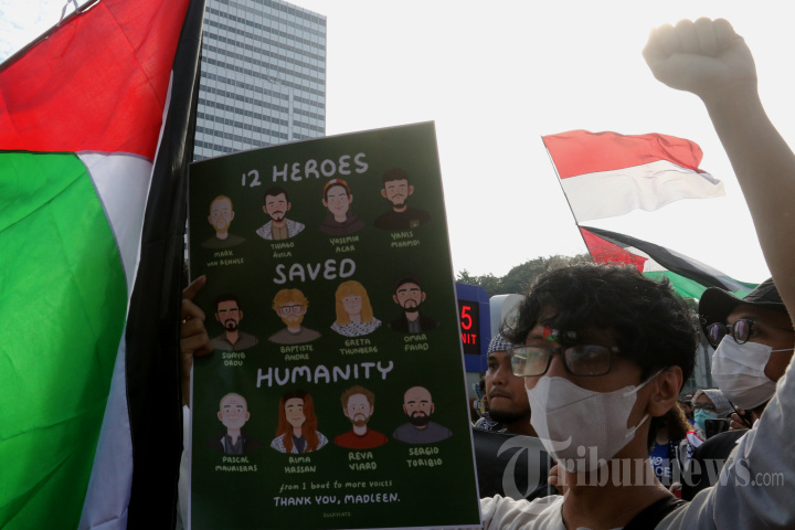 Aksi Solidaritas Gerakan Global March to Gaza, Foto 6 #2020933 ...