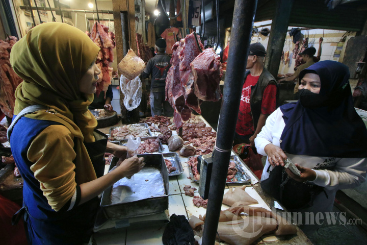 Harga Daging Sapi di Pasar Anyar Kota Bandung, Foto 3 #2015693 - TribunNews.com