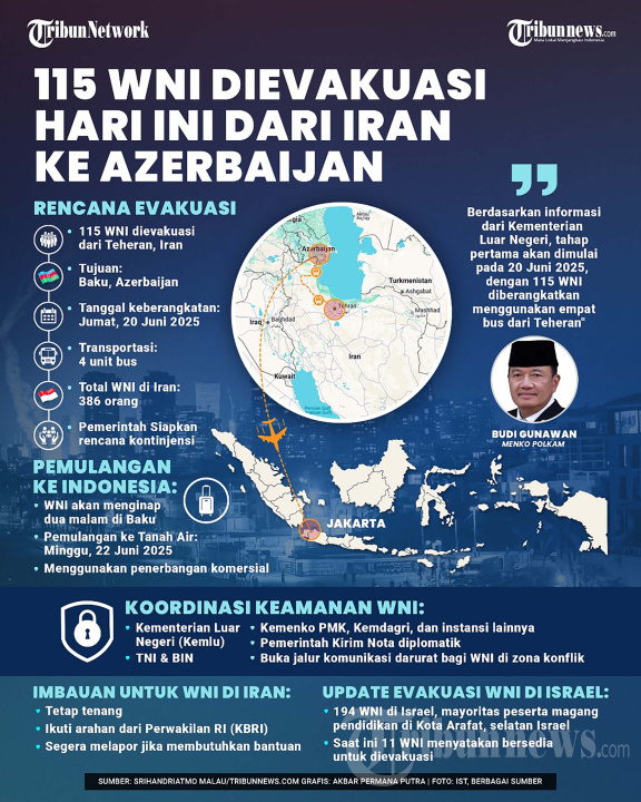 Infografis : 115 WNI Dievakuasi dari Iran, Foto 2 #2021239 - TribunNews.com