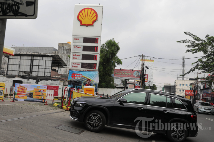 Kelangkaan Stok BBM di SPBU Shell, Foto 3 #2014187 - TribunNews.com