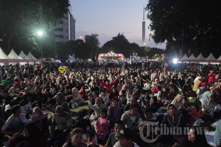 Malam Puncak Perayaan HUT ke-498 Jakarta, Foto 6 #2021327 - TribunNews.com