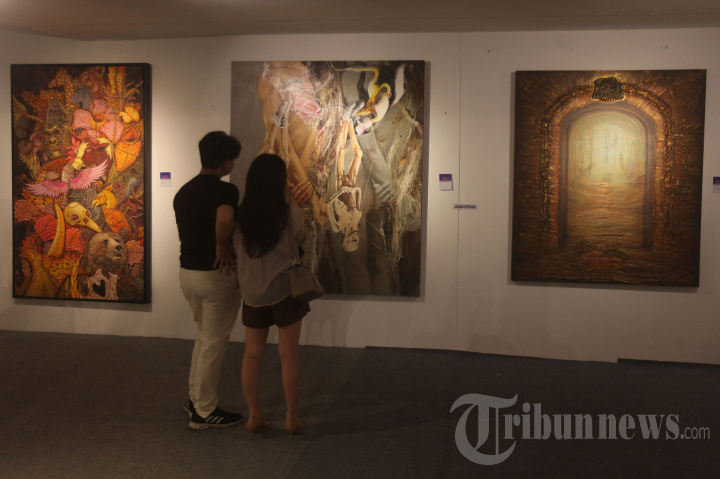 Melihat Pameran Seni Rupa , Foto 6 #2019355 - TribunNews.com