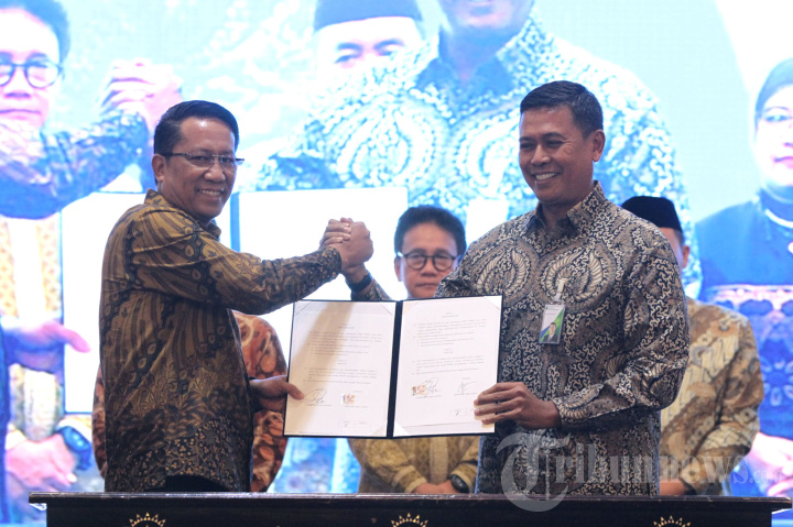 MoU Kementerian Hukum dengan BPJS Ketenagakerjaan, Foto 1 #2013677 - TribunNews.com