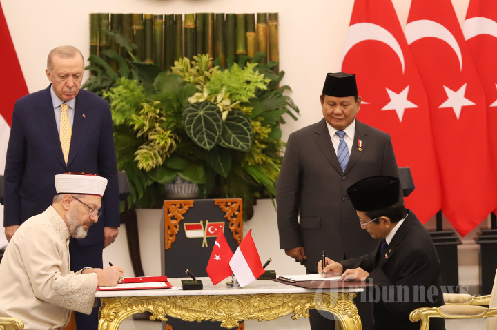 Perjanjian Kerjasama Indonesia dan Turki , Foto 2 #2014807 - TribunNews.com