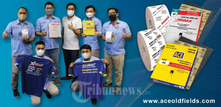ACE Oldfielfds Luncurkan Produk Baru Amplas Kertas dan Kain Roll, Foto ...