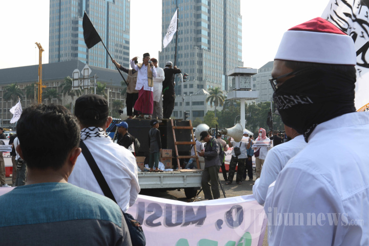 Aksi Damai Palestina Memanggil, Foto 4 #1980402 - TribunNews.com