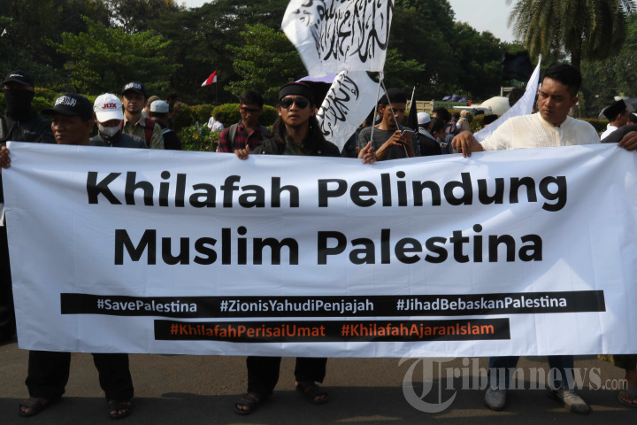 Aksi Damai Palestina Memanggil, Foto 5 #1980403 - TribunNews.com