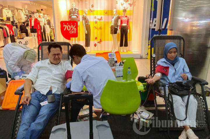 Aksi Nyata Donor Darah di Mal BIP Dalam Rangka HUT ke-78 RI, Foto 5 #1975046 - TribunNews.com