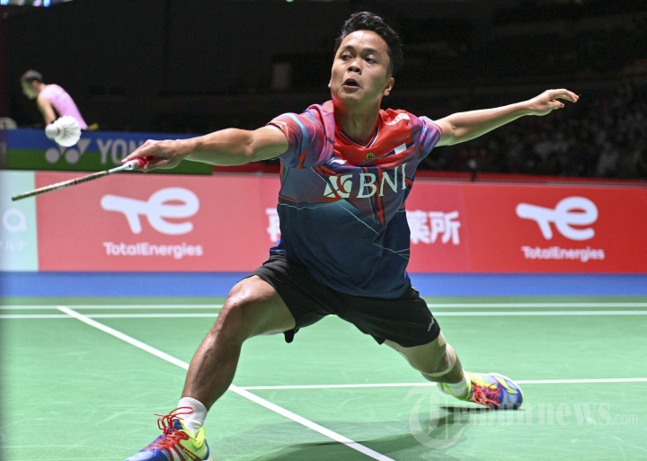 Aksi Pebulu Tangkis Indonesia di Kejuaraan Dunia BWF 2022, Foto 10 #1936344 - TribunNews.com