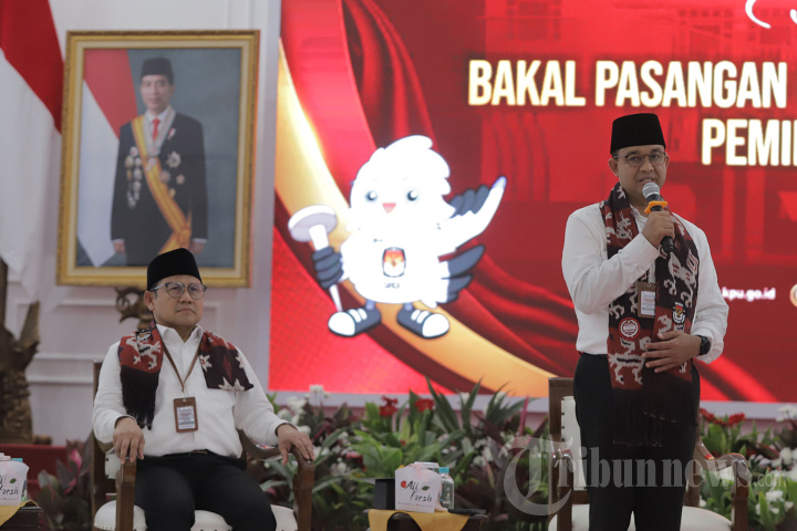 Anies dan Cak Imin Resmi Daftar Capres dan Cawapres ke KPU, Foto 2 #1980864 - TribunNews.com