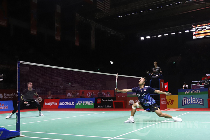 Anthony Sinisuka Ginting Kalahkan Hans-Kristian Vittinghus, Foto 1 #1968711 - TribunNews.com
