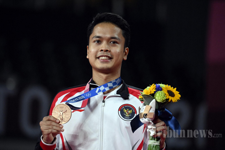 Anthony Sinisuka Ginting Raih Mendali Perunggu Olimpiade Tokyo 2020 ...