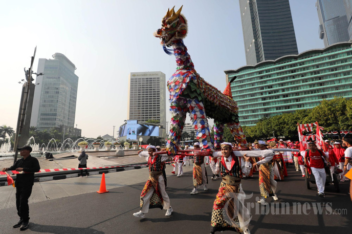 Arak-Arakan Warak Ngendog di Jakarta, Foto 6 #1974960 - TribunNews.com