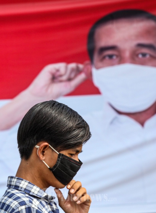 Baliho Himbauan Memakai Masker Covid-19, Foto 1 #1857832 - TribunNews.com