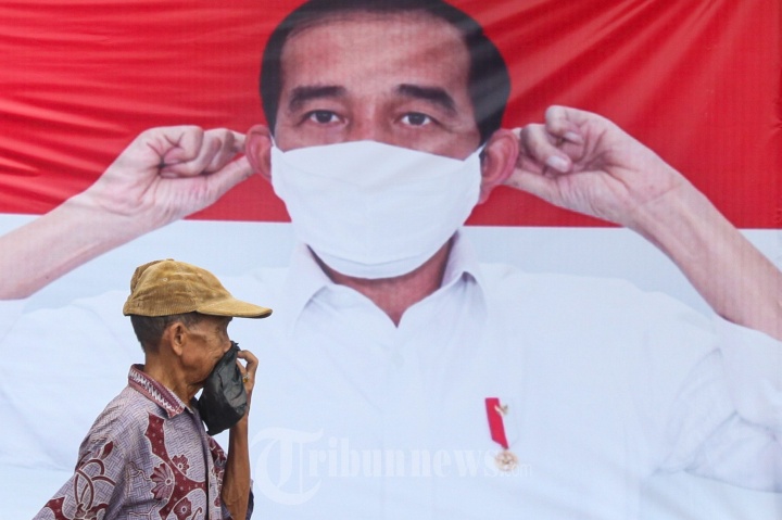 Baliho Himbauan Memakai Masker Covid-19, Foto 2 #1857833 - TribunNews.com