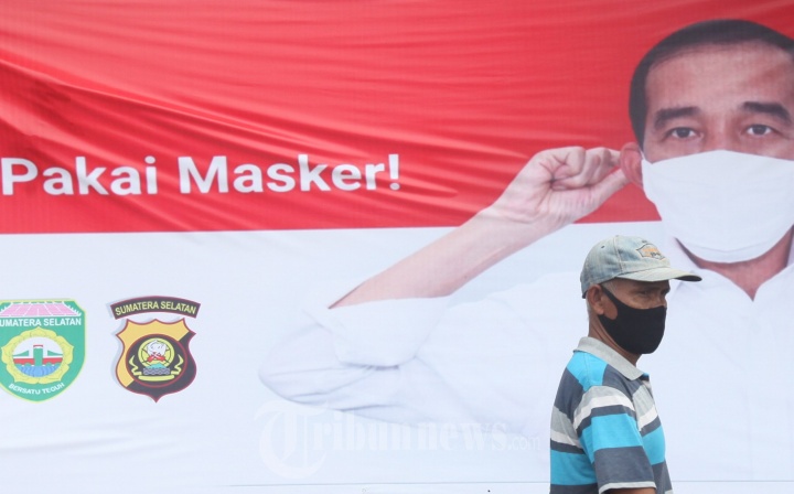 Baliho Himbauan Memakai Masker Covid-19, Foto 3 #1857834 - TribunNews.com