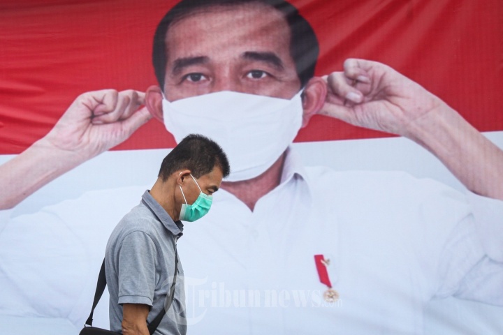 Baliho Himbauan Memakai Masker Covid-19, Foto 4 #1857835 - TribunNews.com