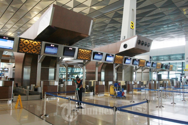 Bandara Soetta Terminal 3 Sepi Penumpang, Foto 5 #1839715 - TribunNews.com