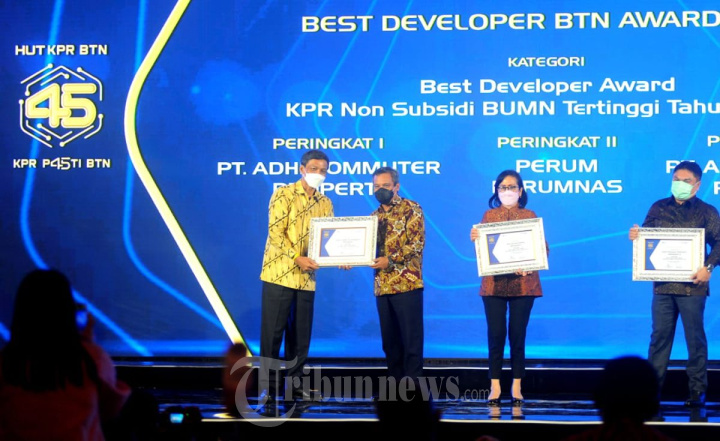 Best Developer BTN Awards 2021, Foto 1 #1905270 - TribunNews.com