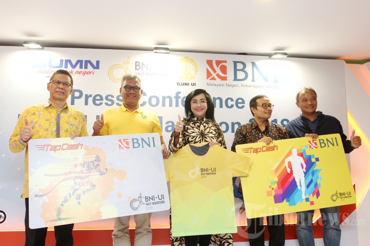 BNI dan UI Gelar Half Marathon 2018, Foto 1 #1744579 - TribunNews.com