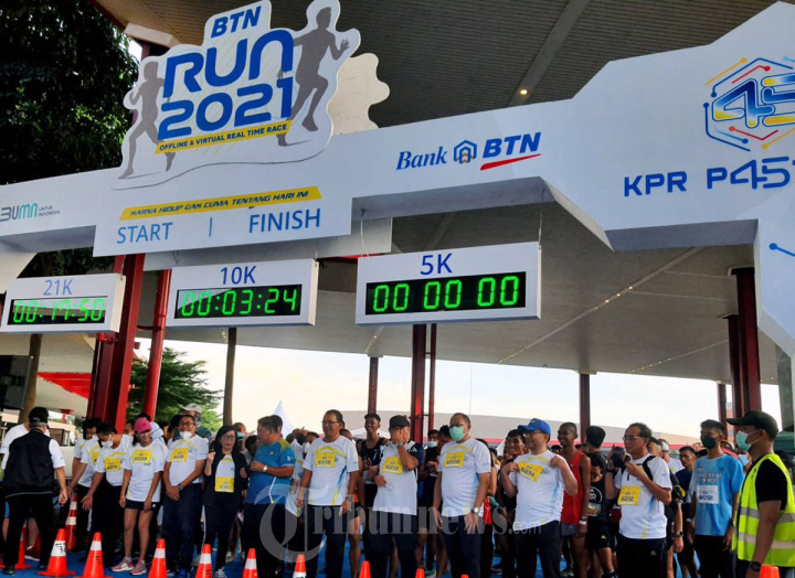 BTN RUN 2021 Donasi Untuk Semeru, Foto 4 #1905417 - TribunNews.com