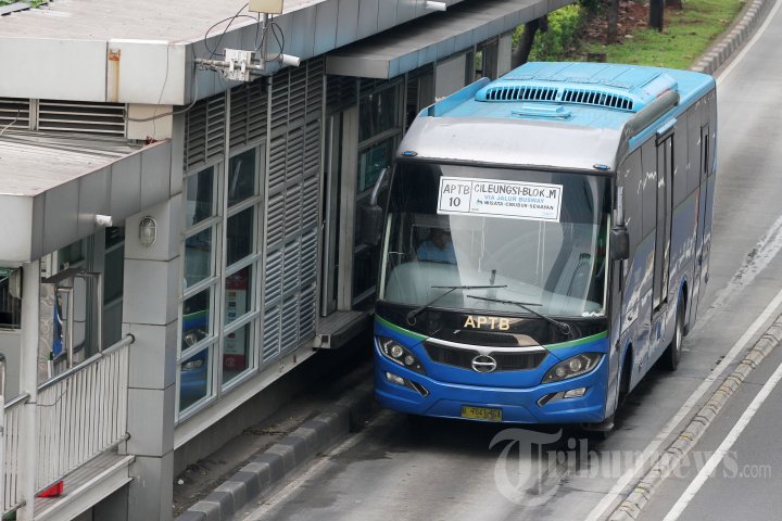 Bus APTB Masuk Jalur Busway, Foto 4 #1653901 - TribunNews.com