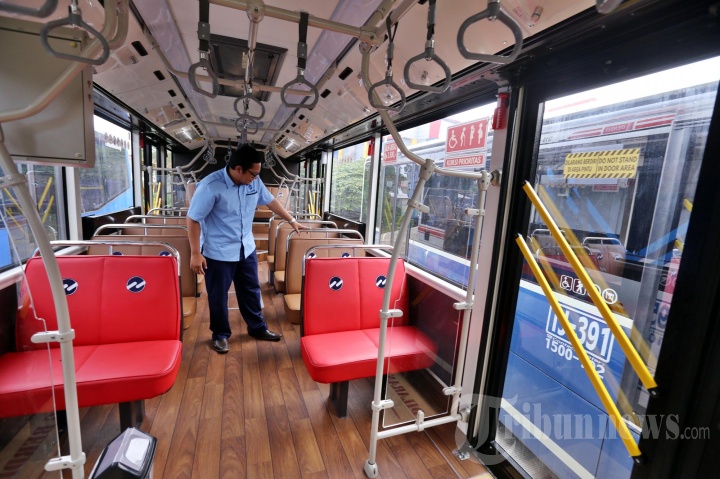 Bus Transjakarta Vintage Series, Foto 3 #1689023 - TribunNews.com
