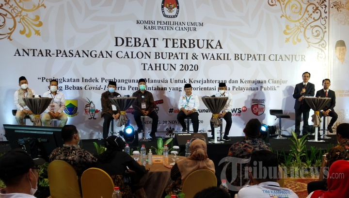 Debat Terbuka Calon Bupati dan Wakil Bupati Cianjur Tahun 2020, Foto 6 ... Debat Terbuka Calon Bupati dan Wakil Bupati Cianjur Tahun 2020, Foto 6 ...
