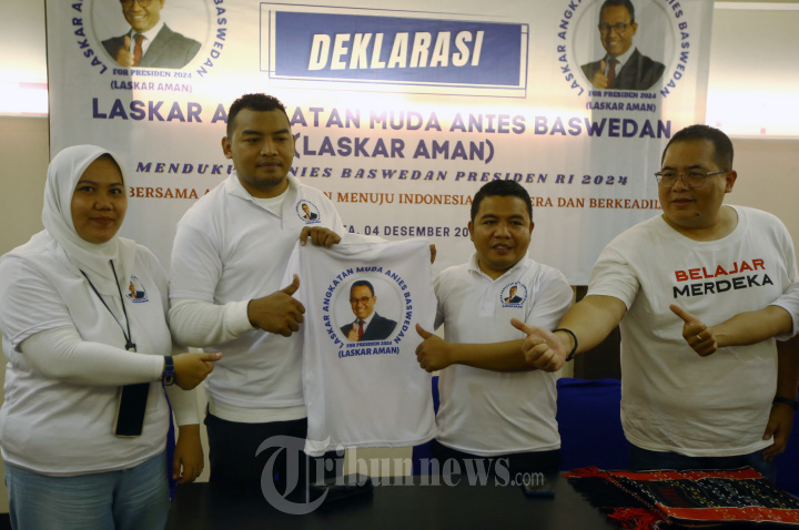 Deklarasi Laskar AMAN Anies Baswedan Calon Presiden 2024, Foto 1 #1948691 - TribunNews.com