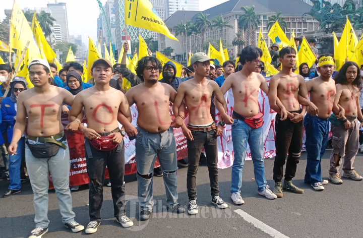 Demo Tolak Kenaikan Harga BBM, Foto 5 #1937350 - TribunNews.com