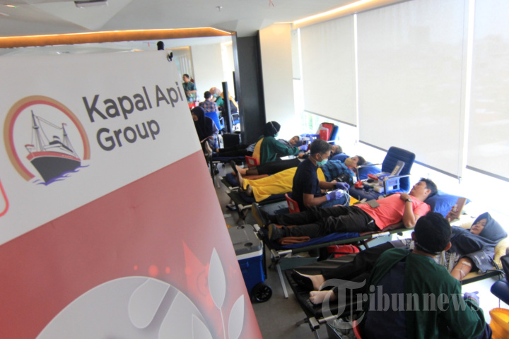 Donor Darah Kapal Api Group, Foto 2 #1985097 - TribunNews.com