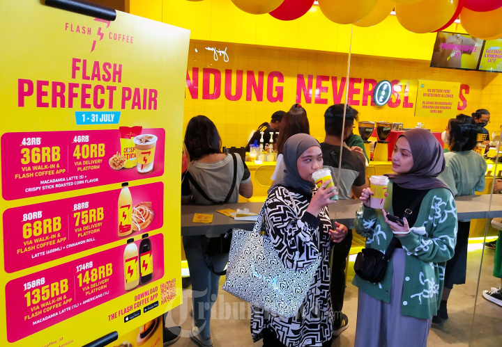 Flash Coffee Lebarkan Sayap ke Bandung, Foto 6 #1931810 - TribunNews.com