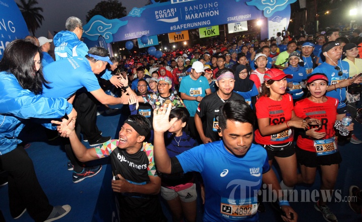 Gelaran Pocari Sweat Bandung West Java Marathon 2017, Foto 8 #1711094 - TribunNews.com