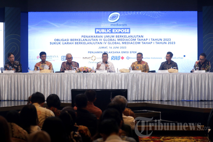 Global Mediacom Rilis Obligasi dan Sukuk Ijarah Tahun 2023, Foto 1 #1968937 - TribunNews.com
