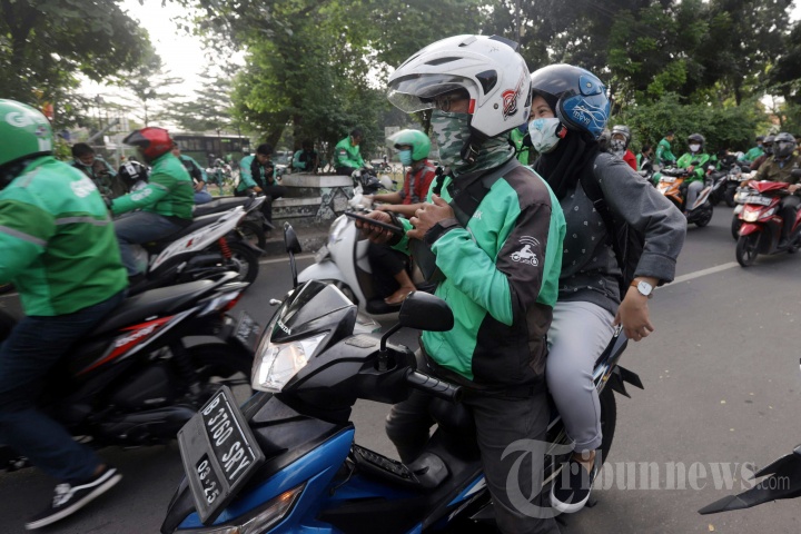 Harus Terapkan Protokol Kesehatan, Ojol Boleh Bawa Penumpang, Foto 9 #1846136 - TribunNews.com