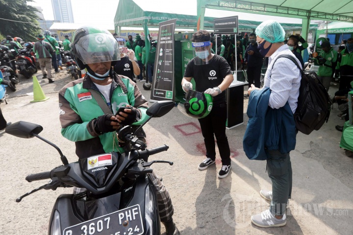 Harus Terapkan Protokol Kesehatan, Ojol Boleh Bawa Penumpang, Foto 13 #1846147 - TribunNews.com