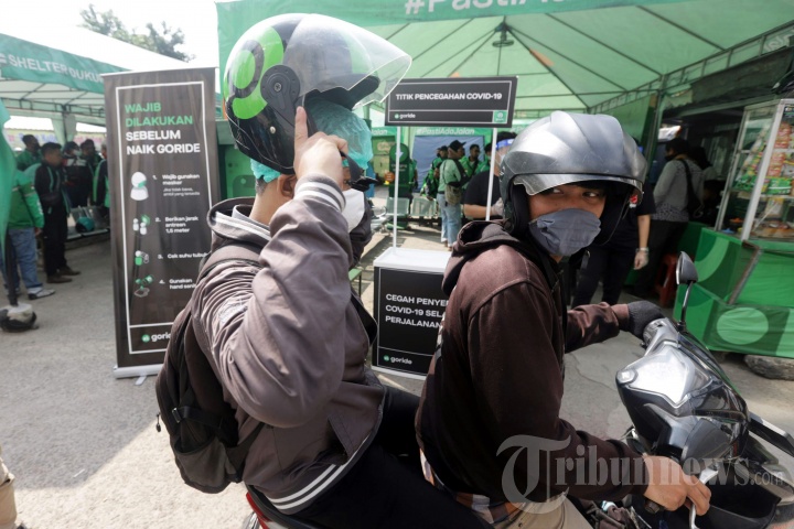 Harus Terapkan Protokol Kesehatan, Ojol Boleh Bawa Penumpang, Foto 14 #1846151 - TribunNews.com
