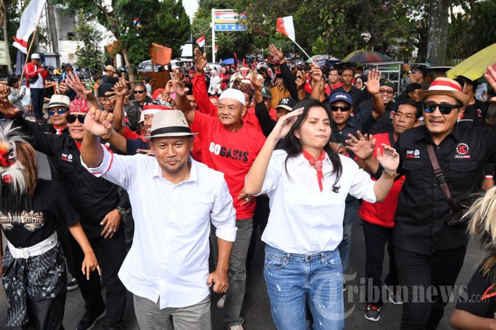 Heri Cahyono-Ganisa Pratiwi Rumpoko Daftar Pilwalkot Kota Malang, Foto ...